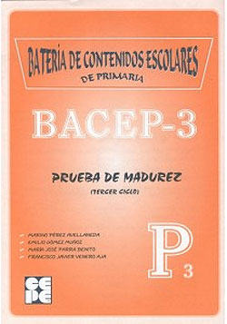 Cuadernillo de madurez de BACEP 3, Batería de Contenidos Escolares de