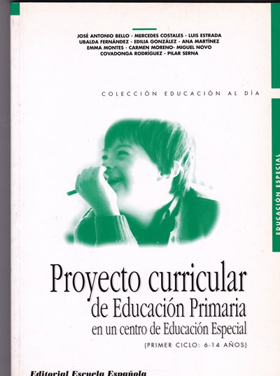 Proyecto curricular de educación primaria en un centro de educación es